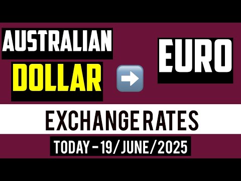 Australian Dollar to Euro Forecast and Best Rates Transfer with Less Fees 19 June 2025 AUD to EUR