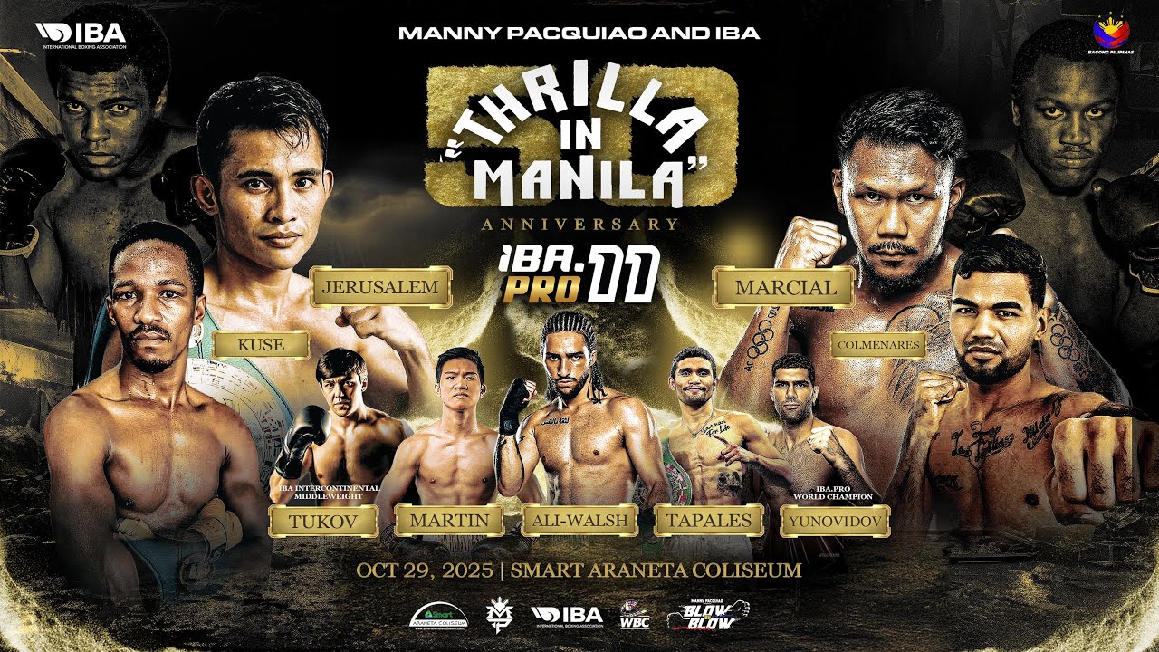 'Thrilla in Manila' IBA.PRO 11 | October 29, 2025 | Manila, Philippines