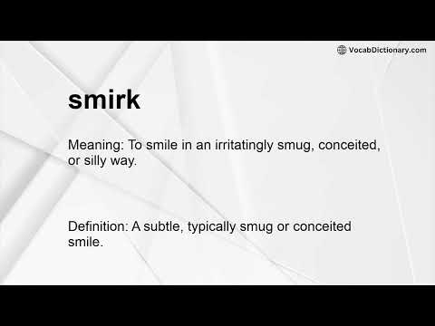 smirk Meaning