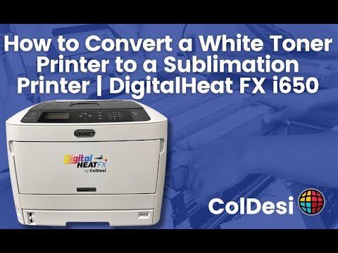 How to Convert a White Toner Printer to a Sublimation Printer