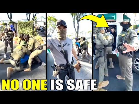 Cowardly ICE Agents Ambush & Arrest American Citizen in Broad Daylight