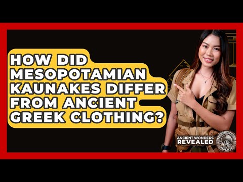 How Did Mesopotamian Kaunakes Differ From Ancient Greek Clothing? - Ancient Wonders Revealed