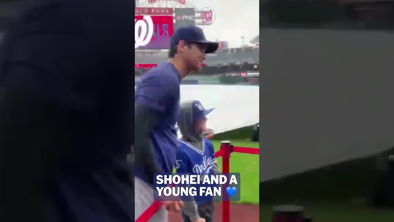 A picture and a baseball from Shohei Ohtani … what a memory for this young fan 🥹