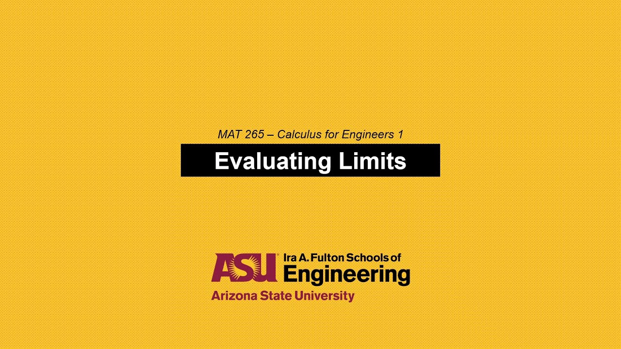 MAT 265 - Evaluating Limits