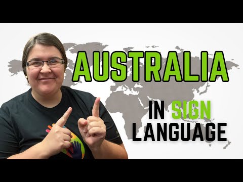 How to sign Australia in Australian Sign Language 🇦🇺