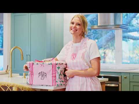 Monogrammed Slow Cooker Carrier