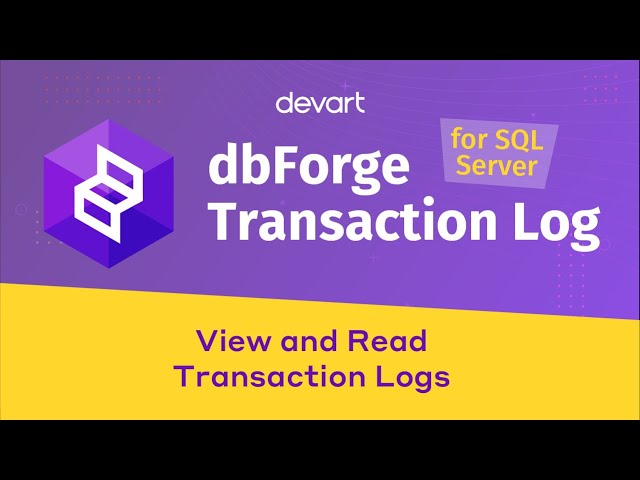 dbForge Transaction Log Pricing, Alternatives & More 2025 | Capterra