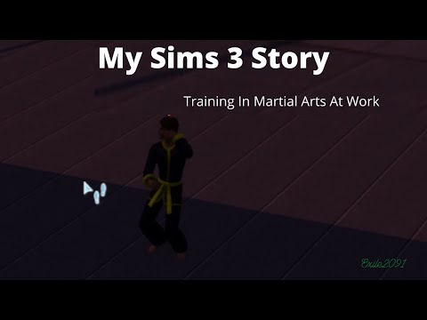 My Sims 3 Story Training In Martial Arts At Work