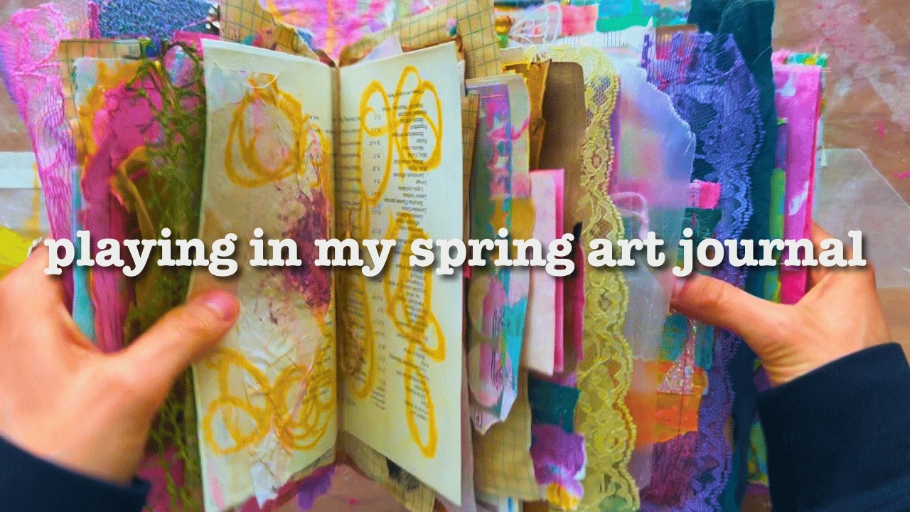 art junk journal ideas 🌷 | my spring fairy journal