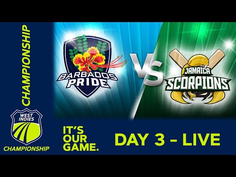 🔴 LIVE Barbados vs Jamaica - Day 3 | West Indies Championship 2025 | 14th February #WIChamps
