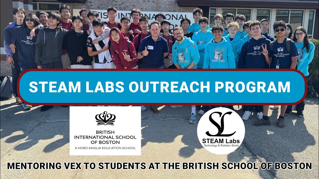 Pre VEX Worlds 2026: STEAM Labs Robotics Outreach at British International School of Boston