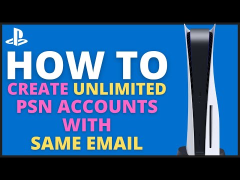 PS5 - How to Create Unlimited PSN Accounts With Same Email Tutorial! (For Beginners)