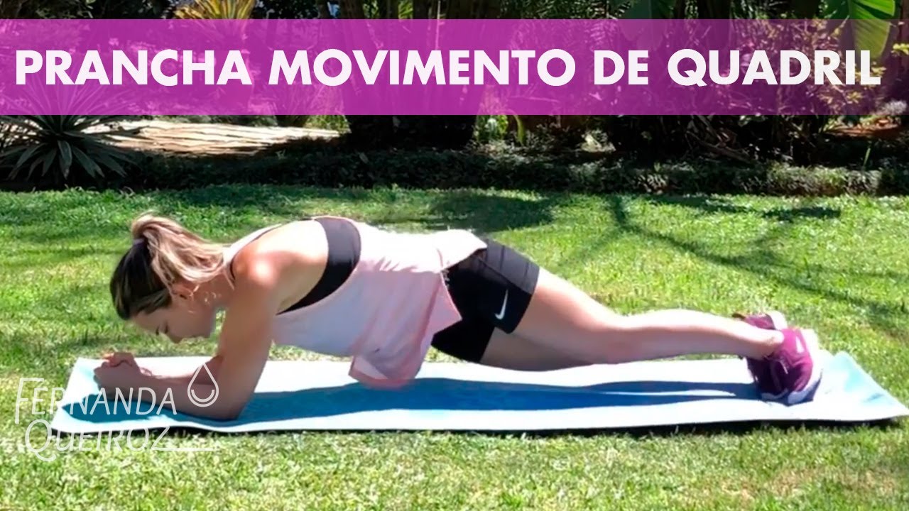Prancha movimento de quadril - Fe Queiroz