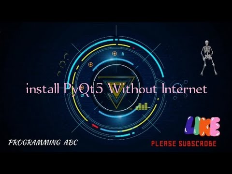 install PyQt5 offline in windows