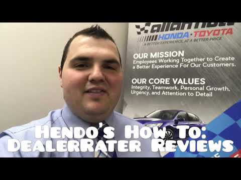 Hendo’s How To: DealerRater Reviews