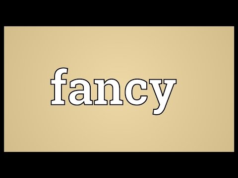 Fancy Meaning