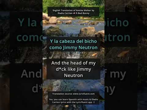 English Translation of 🎶 Kemba Walker by Eladio Carrion 🇺🇸, Bad Bunny (source: LyricFluent app