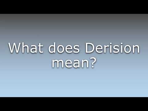 What does Derision mean?