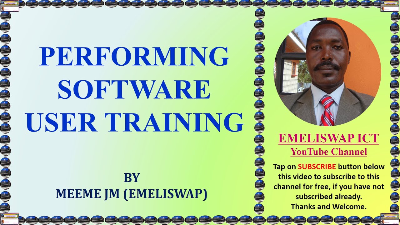 Performing Software User Training