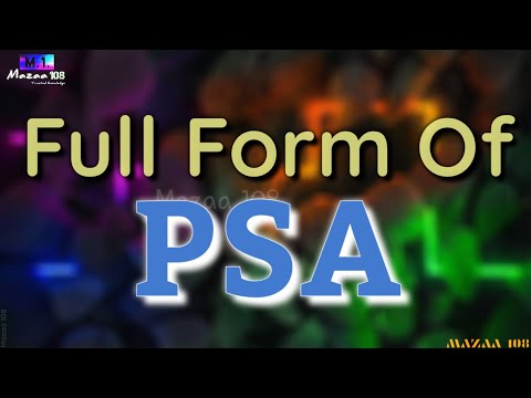 Full Form of PSA | PSA full form | PSA means | PSA Stands for | PSA ka matlab | #Blood #Test Related