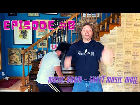 Episode #8 (Music Room) Sheet Music Wall