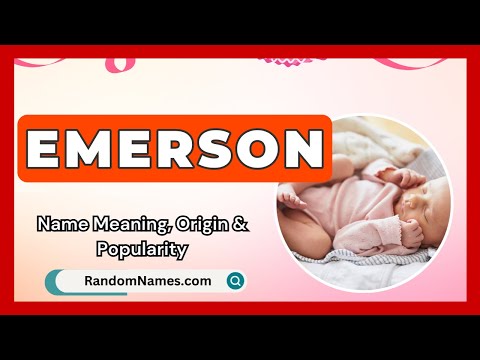 Emerson - Baby Girl Name Meaning, Origin & Popularity - RandomNames.com