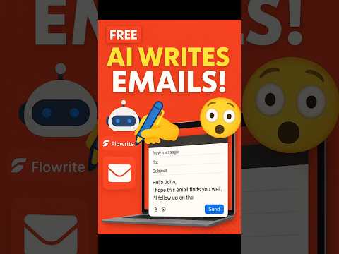 This FREE AI Tool Writes Emails in Seconds! 🤖📧 Must Try! #AItools #Flowrite #SmartTechBuzz #Shorts