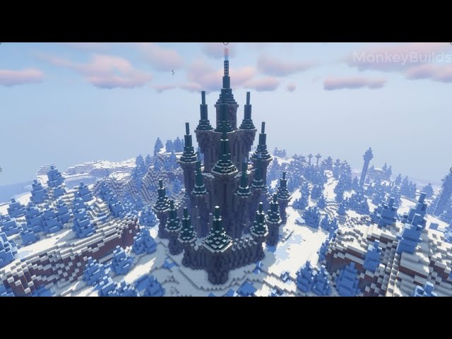 Winter castle - {Timelapse + Download} Minecraft Map