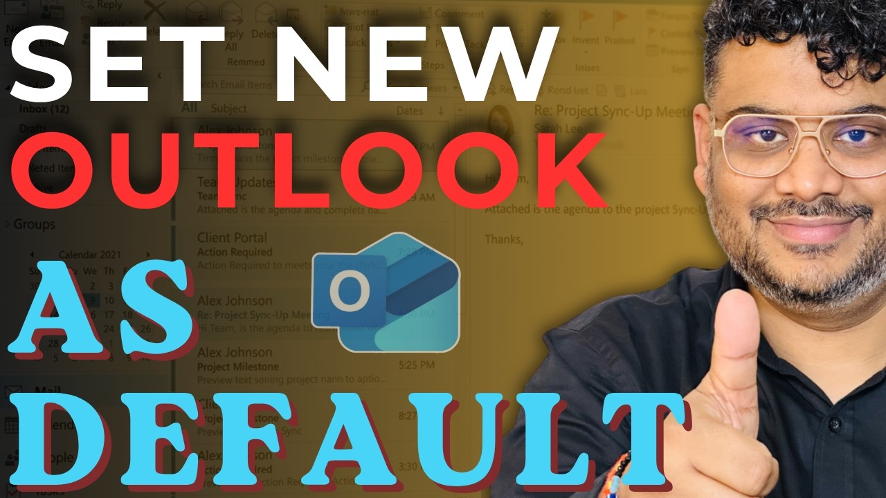 Setup New Outlook as Your Default Mail App!