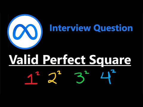 Valid Perfect Square - Leetcode 367 - Python