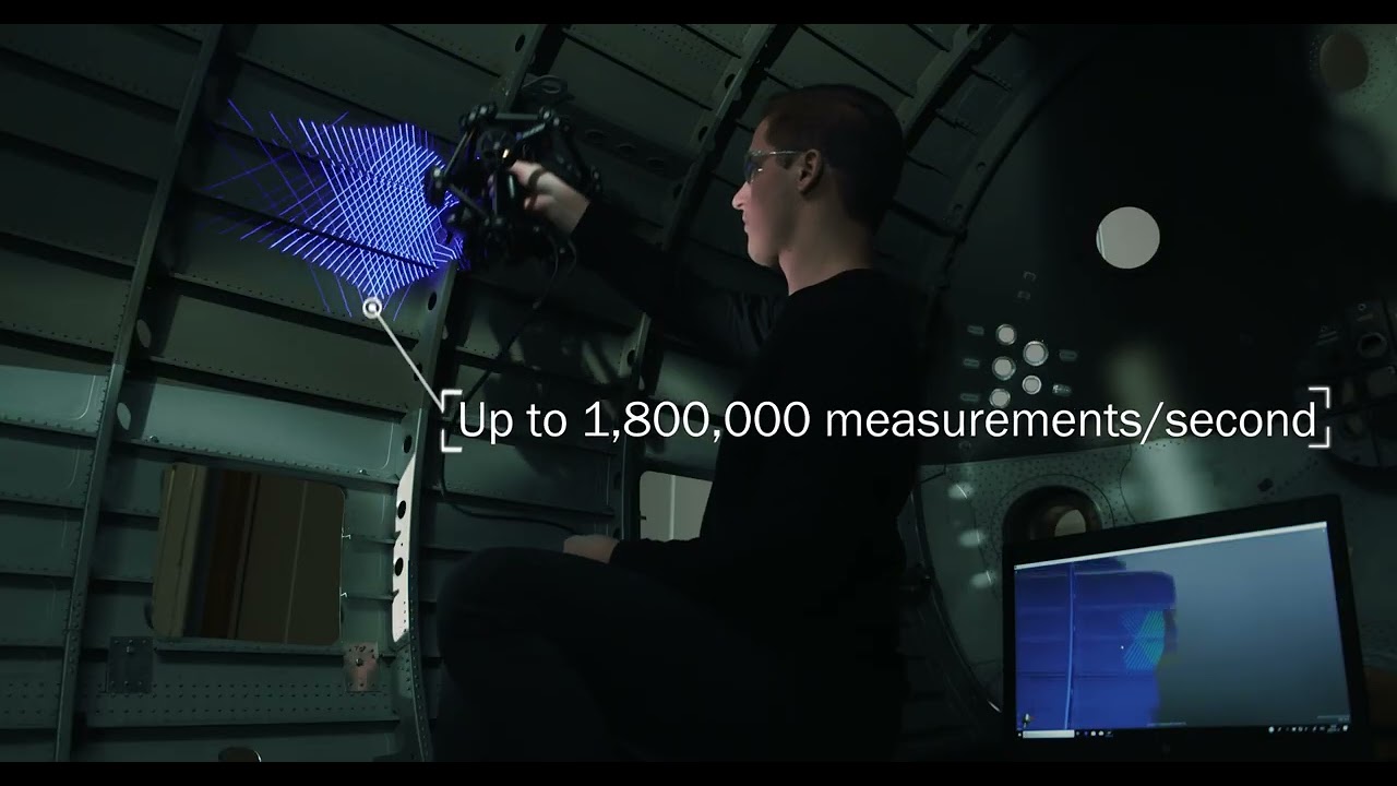 MetraSCAN 3D   Handheld Optical CMM 3D Laser Scanner by Creaform