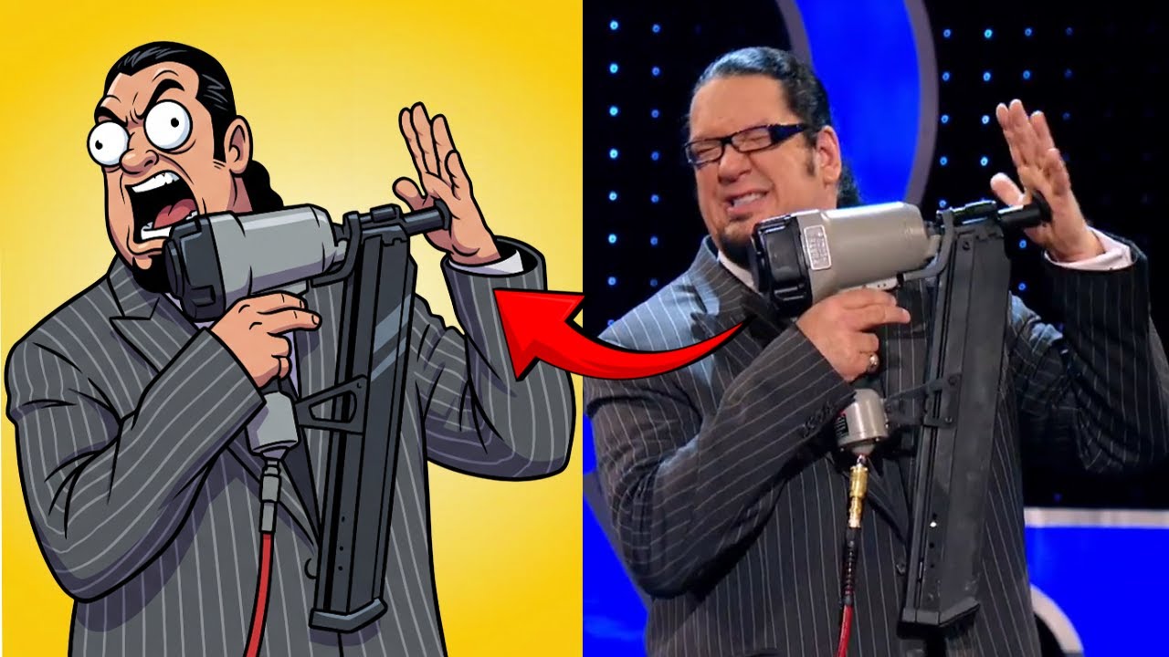 Penn & Teller's Nail Gun Magic Secret Revealed!