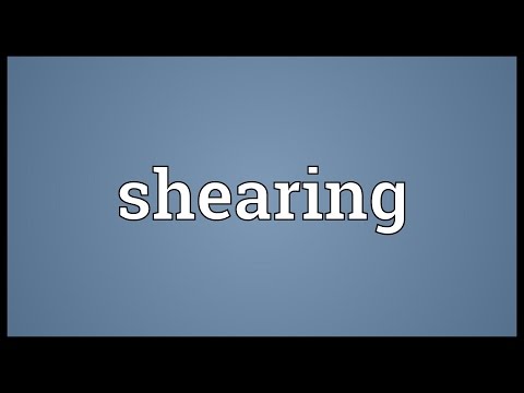 Shearing Meaning