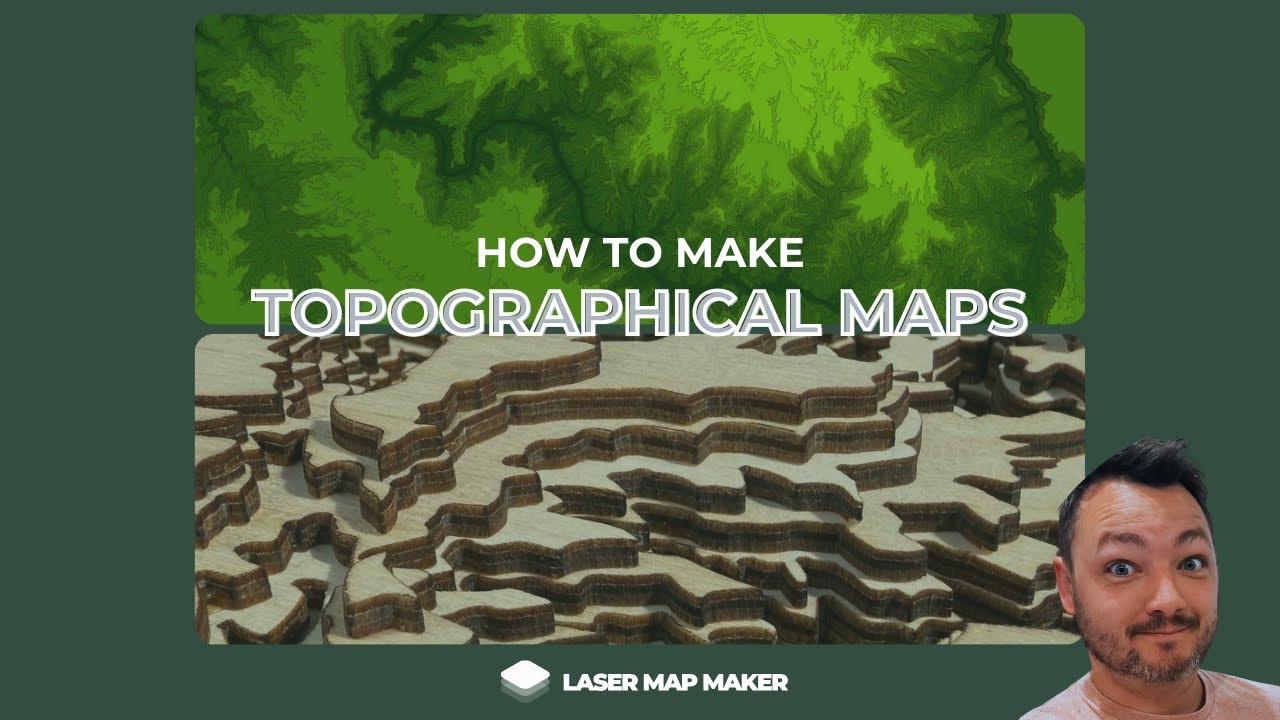 How to make topographical maps with Laser Map Maker