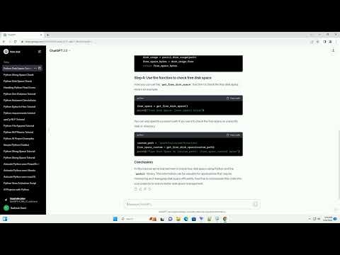 python check free disk space