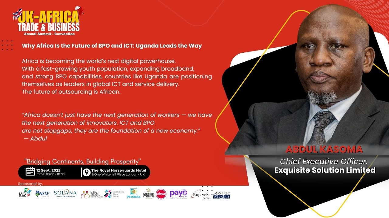 💼 Abdul Kasoma, CEO of Exquisite Solution: BPO is Africa’s “New Energy”