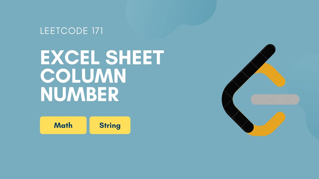Excel Sheet Column Number | Leetcode 171 | Math | String