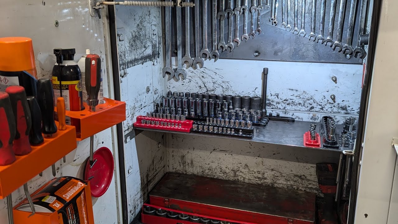 Cheap service truck box organizer