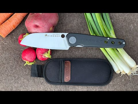 NEW! Firebox Folding Chef Knife! Firebox Design Logic in Knife Form!