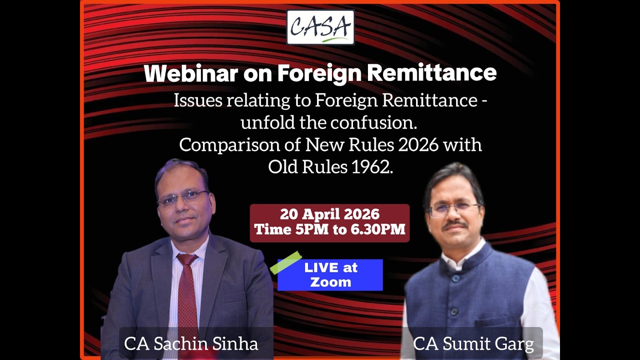 Webinar on Foreign Remittance