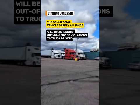 🚨 CVSA to Enforce English Tests for Truck Drivers Starting June 25 ‼️ #usa