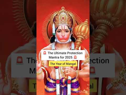 🚨2025=Number 9!Hanuman Mantra is Must for Mangal Year🔱#HanumanMantra #Numerology #manifest #shorts