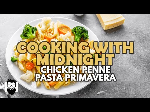 IRL - COOKING WITH MIDNIGHT - CHICKEN PENNE PASTA PRIMAVERA