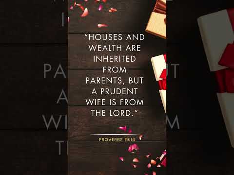 ”A prudent wife is from the Lord.“â€â€ - Proverbs‬ â€19‬:â€14‬ â€NIV‬‬ #shorts #usa #bible #vietnam #giỉl