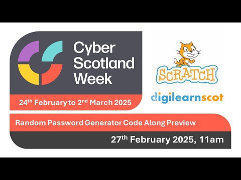 3 Random Words - Password Generator - Cyber Scotland Week 25 - CodeAlong Promo