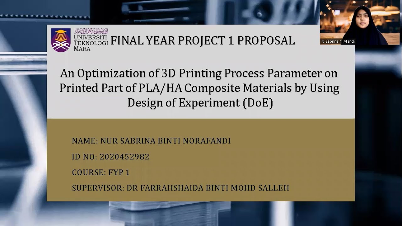 FYP 1 PROPOSAL PRESENTATION