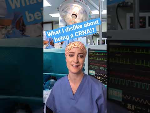 What I DISLIKE about being a CRNA...CONS of being a CRNA!