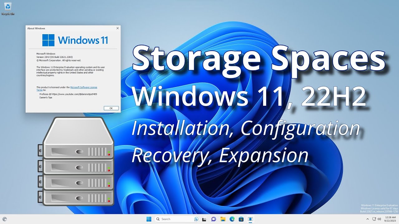 Storage Spaces, Windows 11 22H2