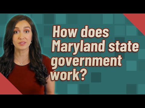 How does Maryland state government work?