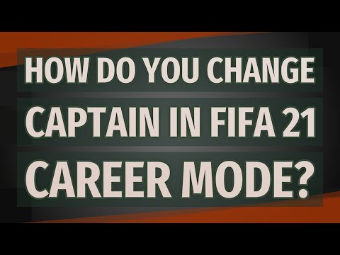 How do you change captain in FIFA 21 Career Mode?